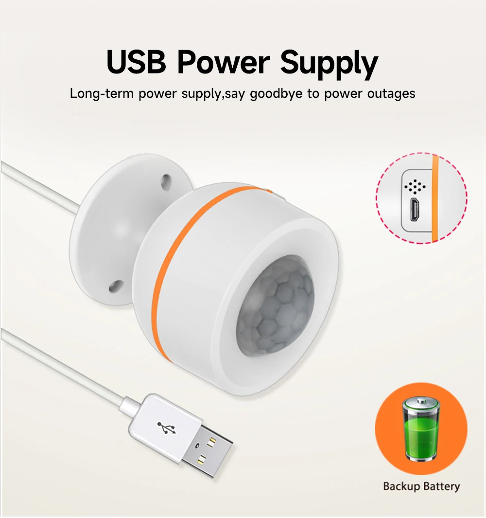 Apl HomeKit Tuya Sensor inteligente ZigBee Sensor de movimiento PIR ...