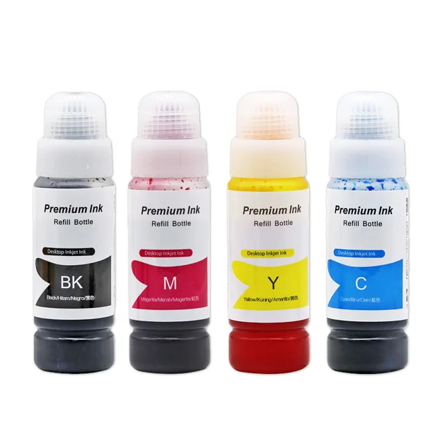 Refill Dye Ink compatible for Epson EcoTank L6170 L6160 L6190 L4150 ...
