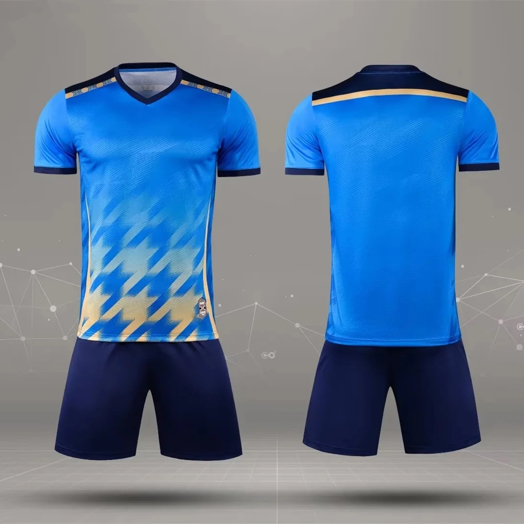 Men Women Kids Soccer Sets Clothes Short Sleeve Football Jerseys ...