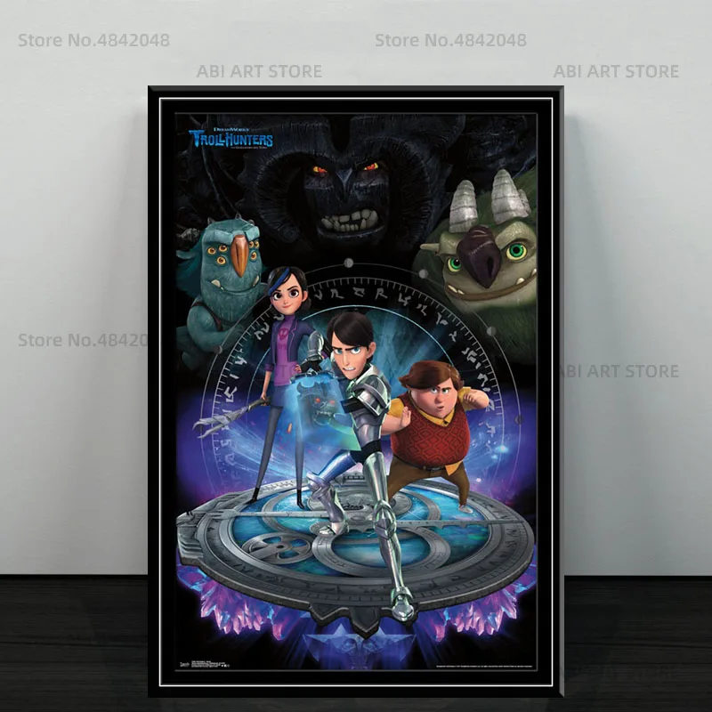 Trollhunters-Animated-TV-Series-Cartoon-Movie-Art-Painting-Silk-Canvas ...