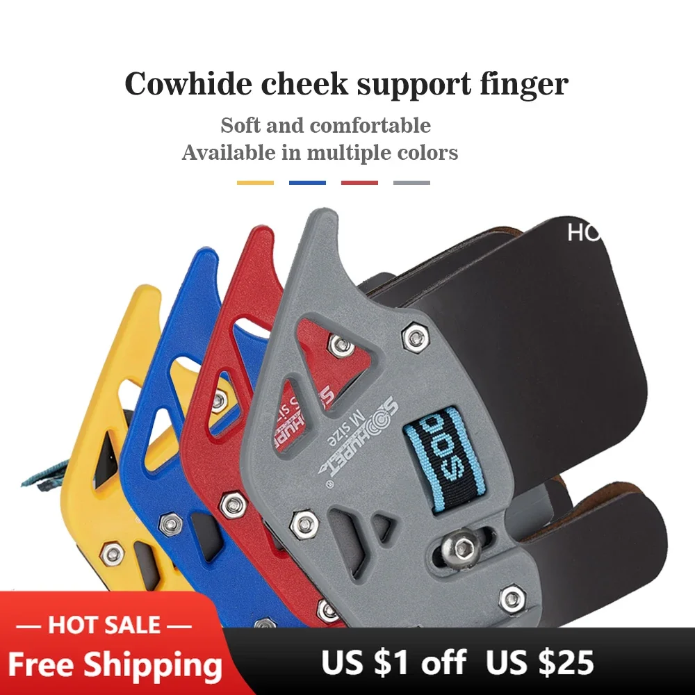 1PC-Archery-Finger-Protection-Leather-Sports-Finger-Guard-For-Tradition ...