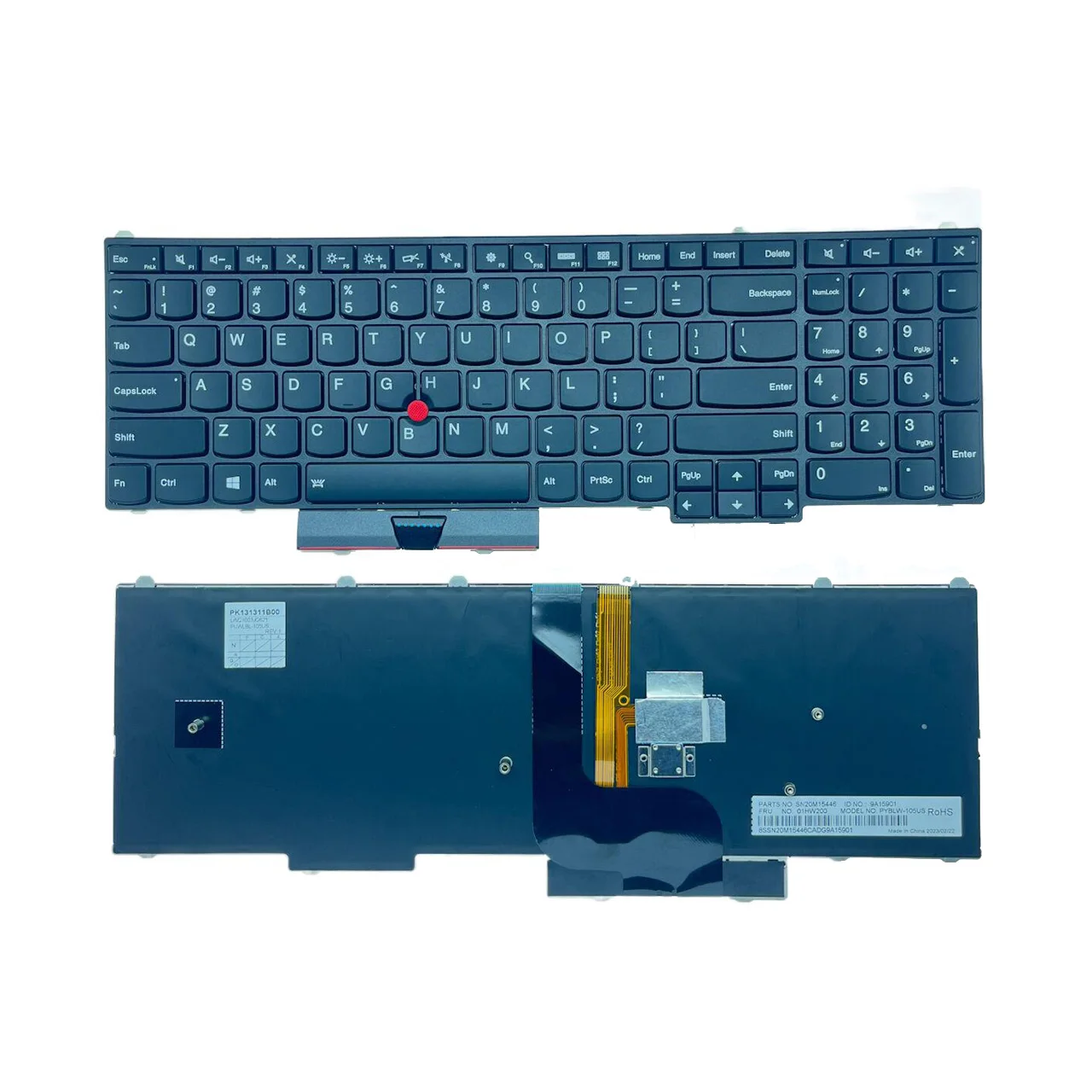 New-US-Laptop-Backlit-Keyboard-For-Lenovo-Thinkpad-P50-P51-P70-P71 ...