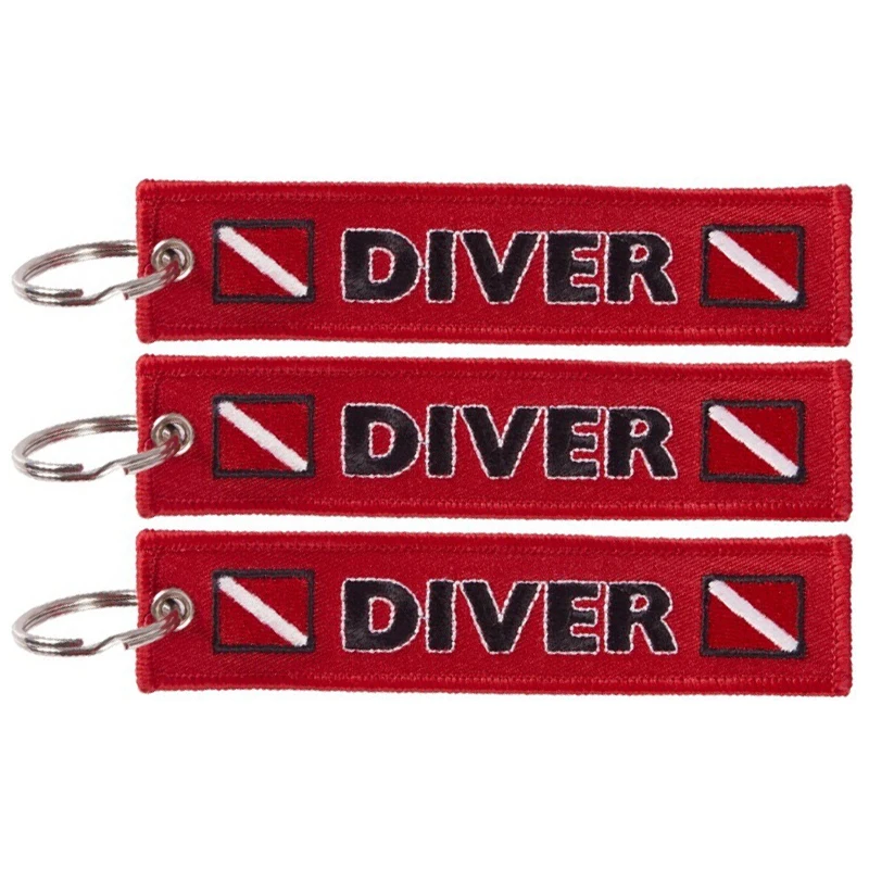 Voikukka-Jewelry-Aviation-Gifts-Both-Sides-Woven-Label-DIVER-Memorial ...