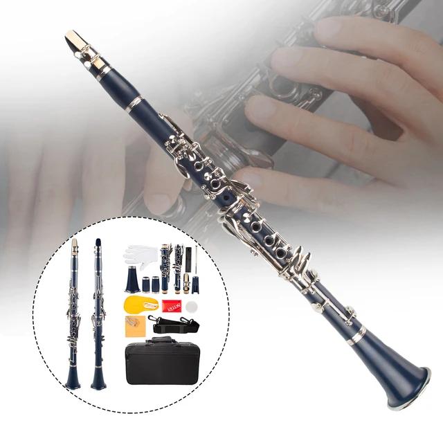 Blue Clarinet Instrument
