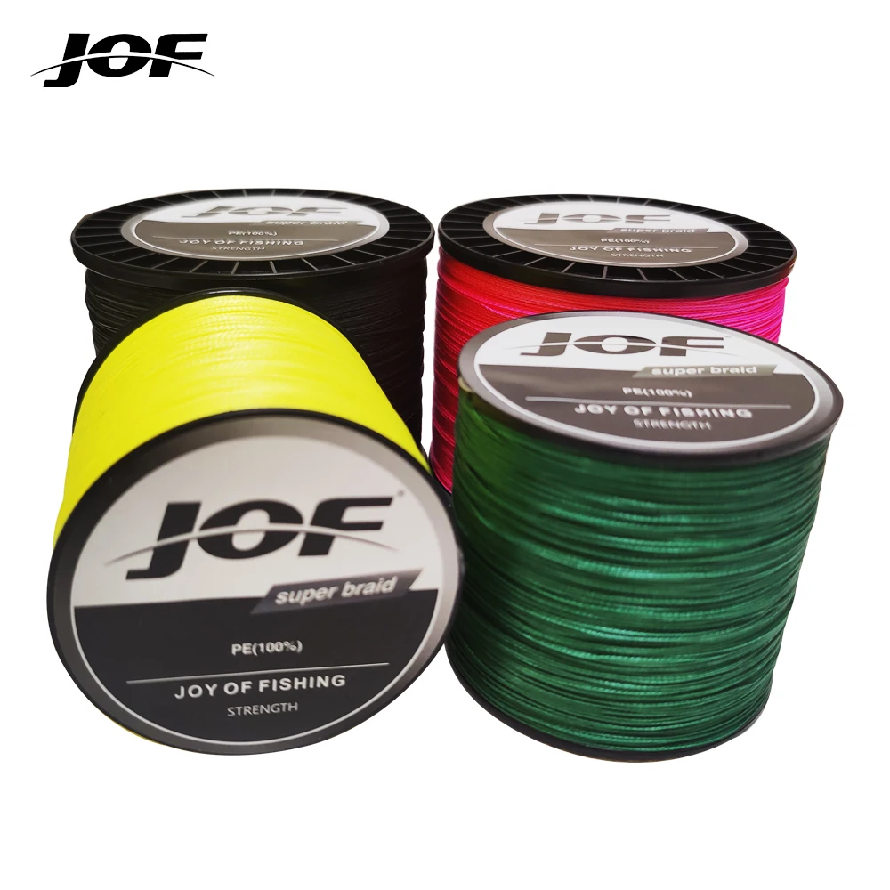 JOF-Braided-Line-4X-300m-500m-1000m-9-Color-All-for-Fishing-Line ...