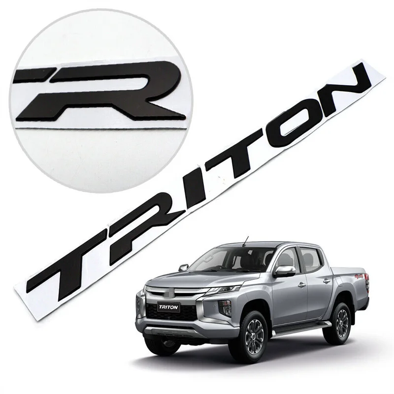 For Mitsubishi L200 Triton 4x2 4x4 2015 2019 Red Front Grill Logo ...
