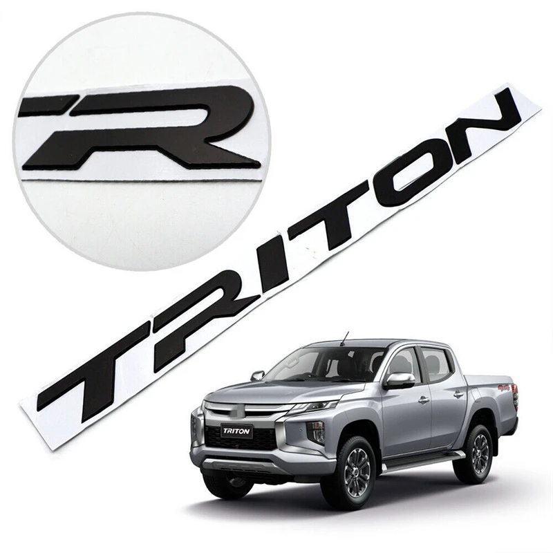 For Mitsubishi L200 Triton 4x2 4x4 2015 2019 Red Front Grill Logo ...