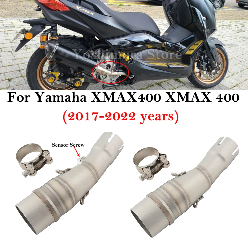 Slip On For Yamaha X MAX XMAX 400 XMAX400 2017 - 2022 Years Motorcycle ...