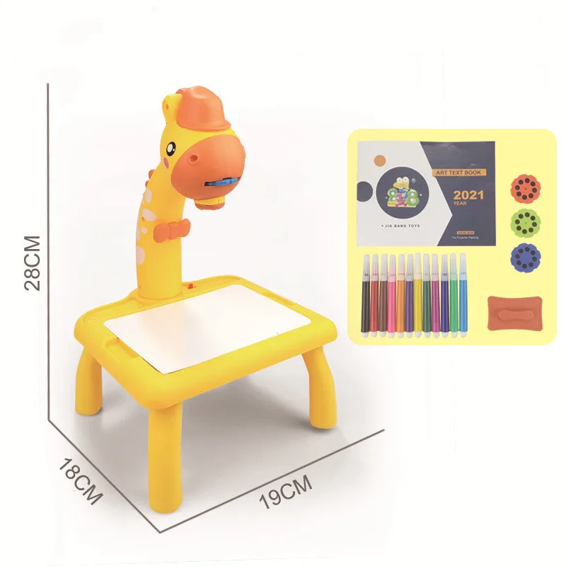 Children Mini Led Projector Art Drawing Table Light Toy for Kids ...