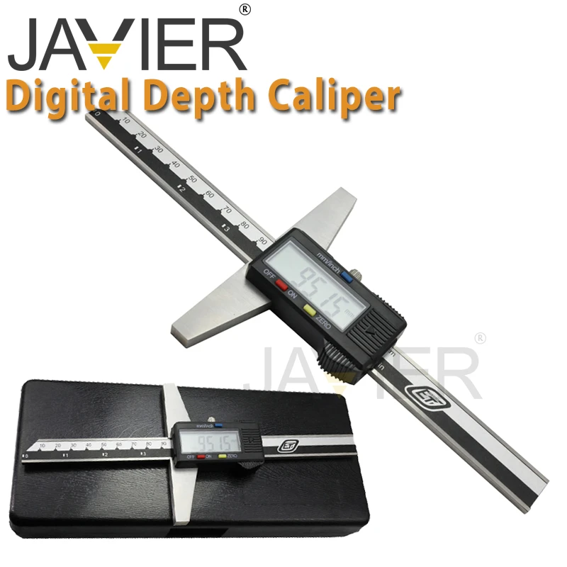 Stainless Steel Vernier Caliper Micrometer | Depth Gauge Micrometer ...