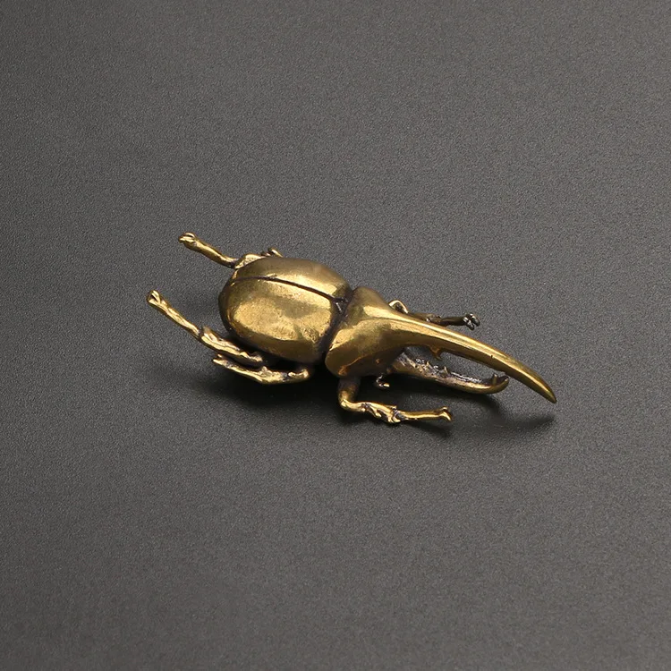 Solid-Brass-Simulation-Insect-Small-Sculpture-Creative-Japanese ...