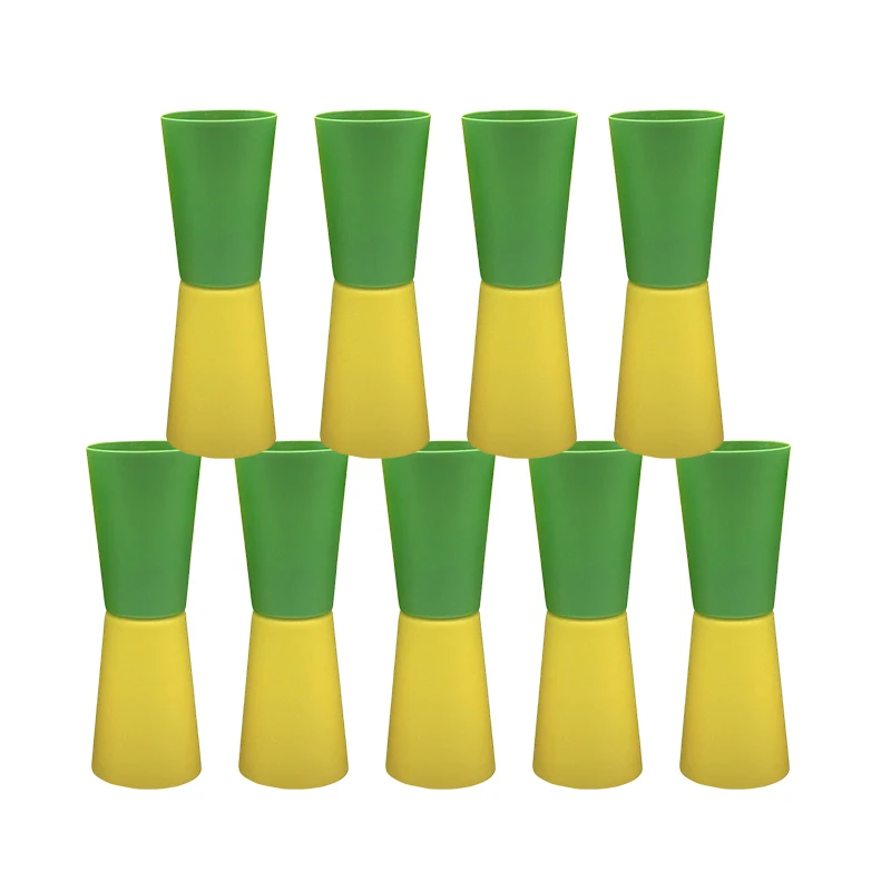10Pcs Training Marker Road Cones Roller SoccerAgility Training Soft ...