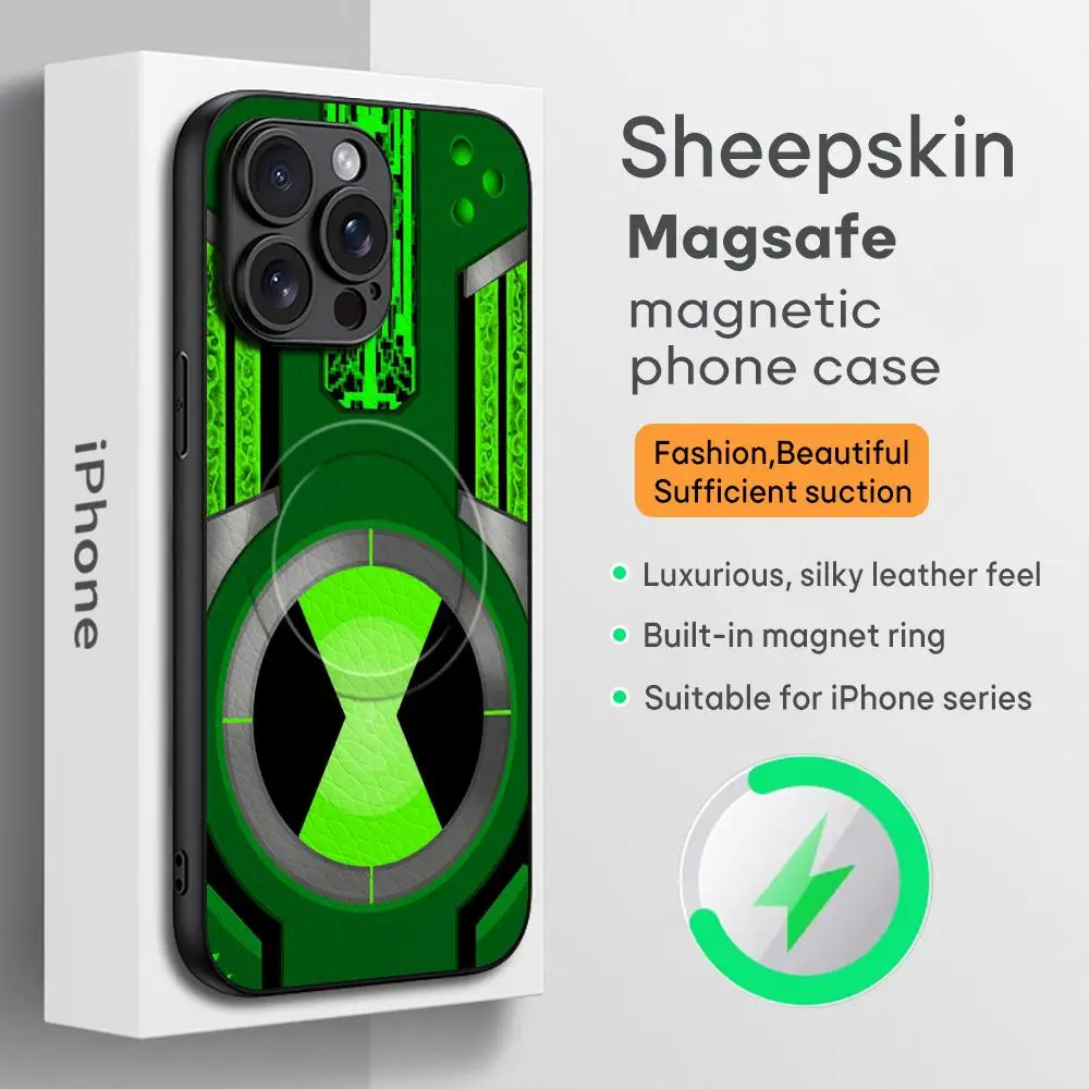 Ben 10 classic anime cool pattern design Phone Case For iPhone 16 15 14 ...