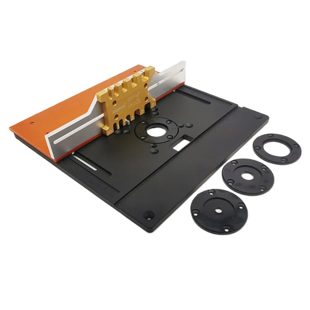 Aluminium-Router-Table-Insert-Plate-Electric-Wood-Milling-Flip-Board ...