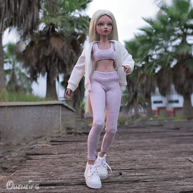 Chloe BJD 1/4 doll with New Release Active Line Girl Body Open Waist Sportswear Girl Full set K ...