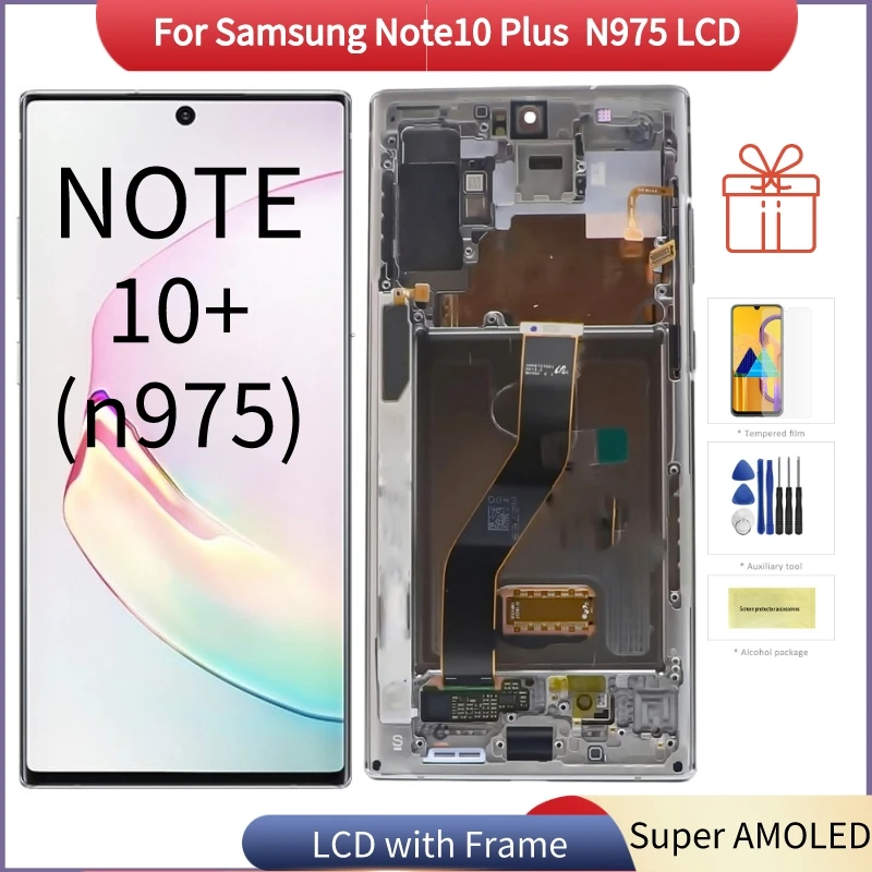 Pantalla-AMOLED-Original-para-Samsung-Galaxy-Note10-Plus-Lcd-con-marco ...