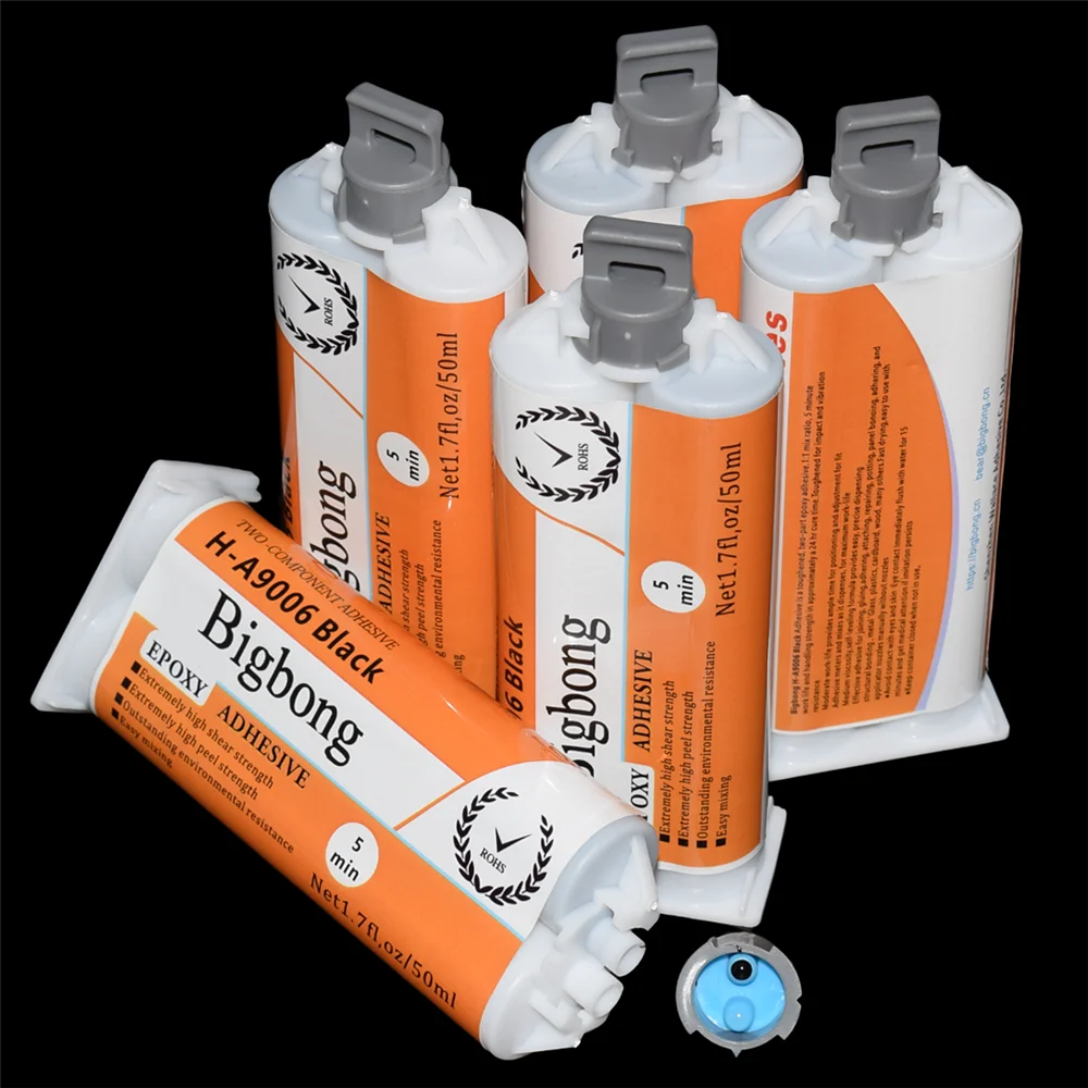 5pc-50ml-ab-Klebstoffe-Antik-schwarzer-Struktur-kleber-Zweikomponenten ...