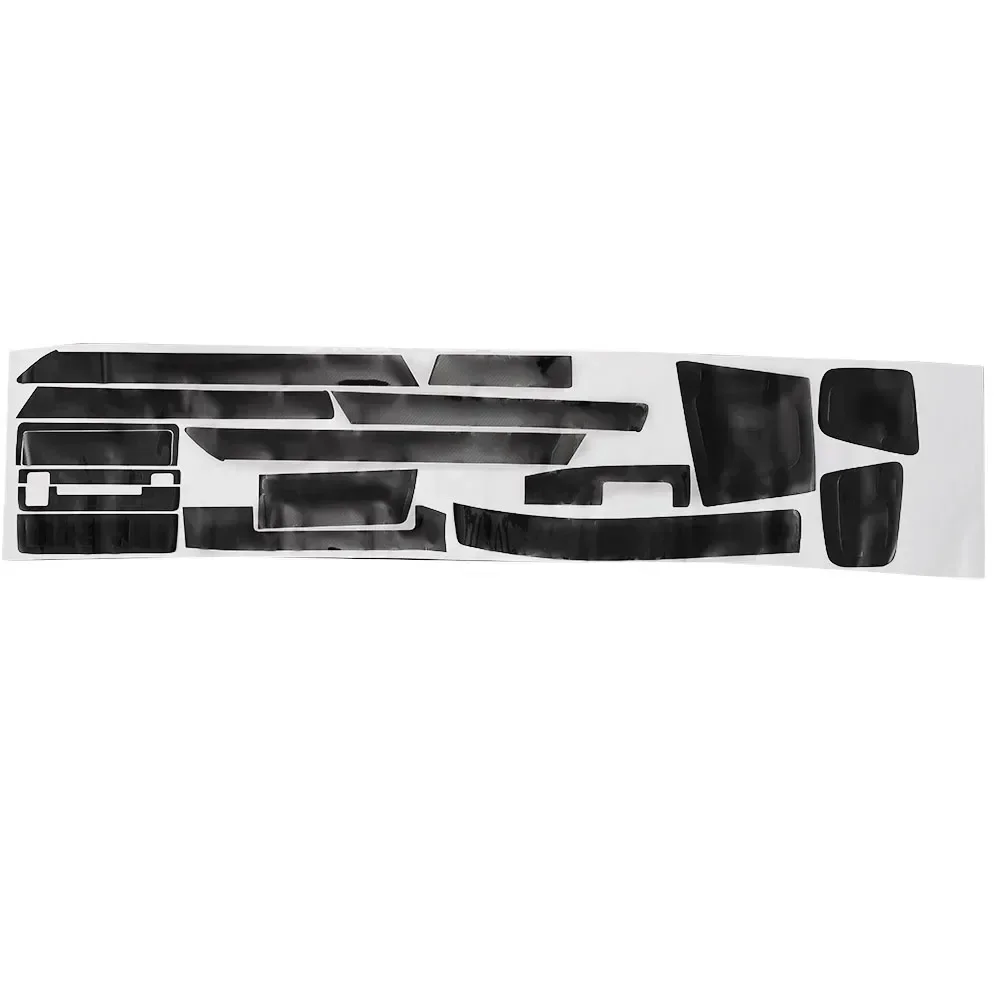 Carbon Fiber Instrument Panel Console Trim Kit 5D For BMW 3 Series E46 ...