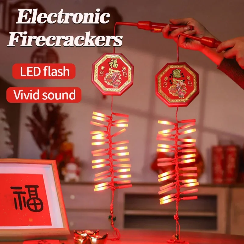 LED-Electronic-Firecracker-Lamp-Chinese-New-Year-Waterproof-Simulation ...