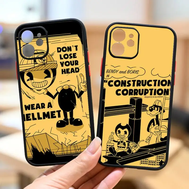 B-Bendy And The Ink Machines Game Phone Case IPhone 12 11 13 14 Pro Max ...