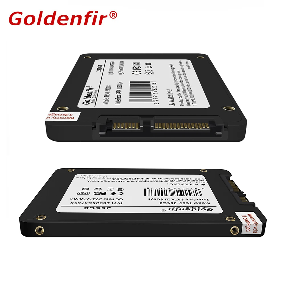 Goldenfir unidad interna de estado sólido SSD, disco duro SATA SATA2.0 ...
