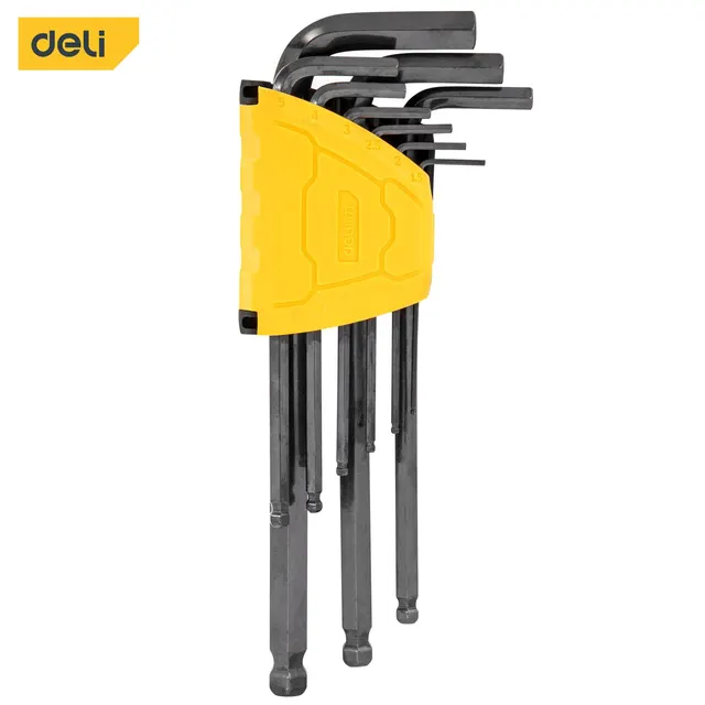 DELI-L Tipo Double-End Chave De Fenda, Chave Hex, End Hex Key Set, Ball ...