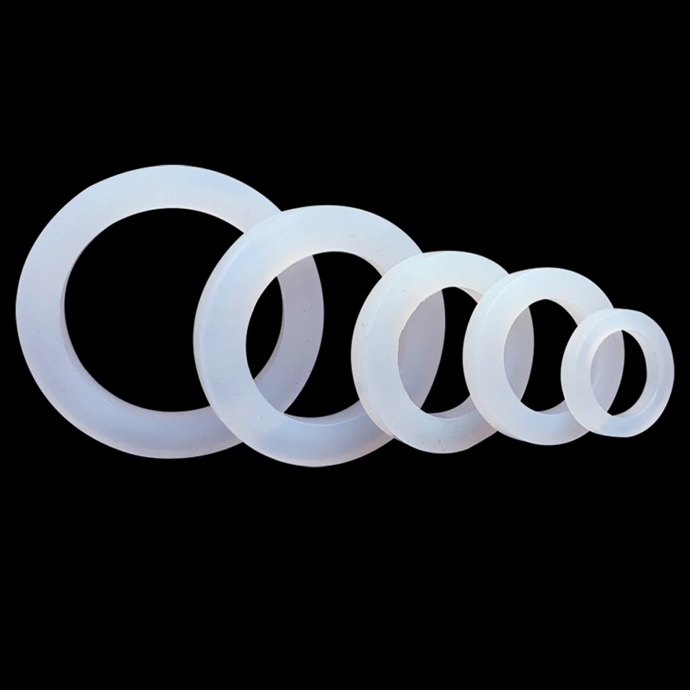 DN15-20-25-32-40-100-Food-Grade-Sanitary-VMQ-Slicone-Rubber-Flat-Washer ...