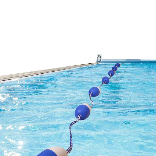 Swimming Pool Water With Lane Line