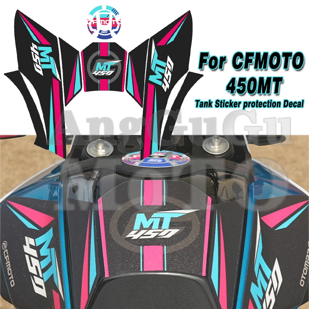 For-CFMOTO-450MT-450-MT-Motorcycle-Anti-Slip-Fuel-Oil-Tank-Pad-Side ...