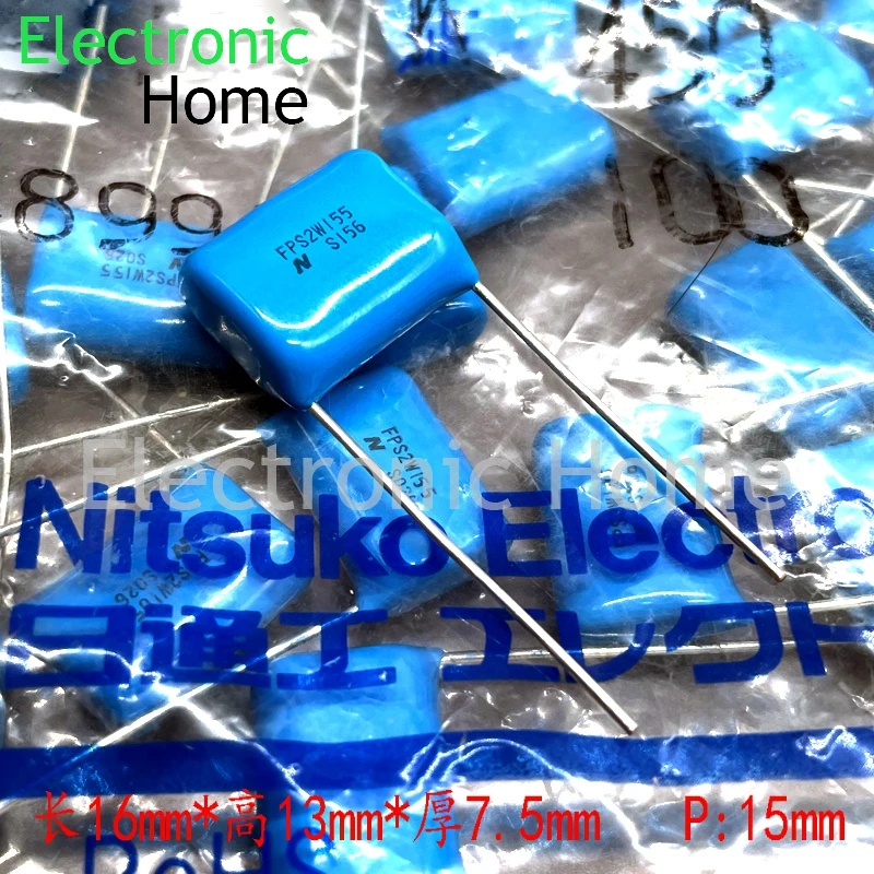 20PCS Nitsuko CBB 155 1.5uf 1u5 450v 400v 450V155J 400V155J copper high ...
