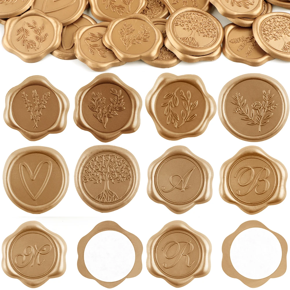 Juego-de-sellos-de-cera-autoadhesivos-pegatinas-de-sello-con-fuerte ...