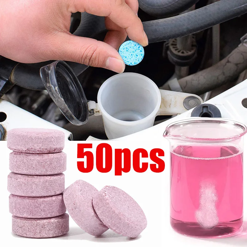 50PCS-Car-Windshield-Cleaner-Oil-Film-Remover-Strong-Cleaning ...