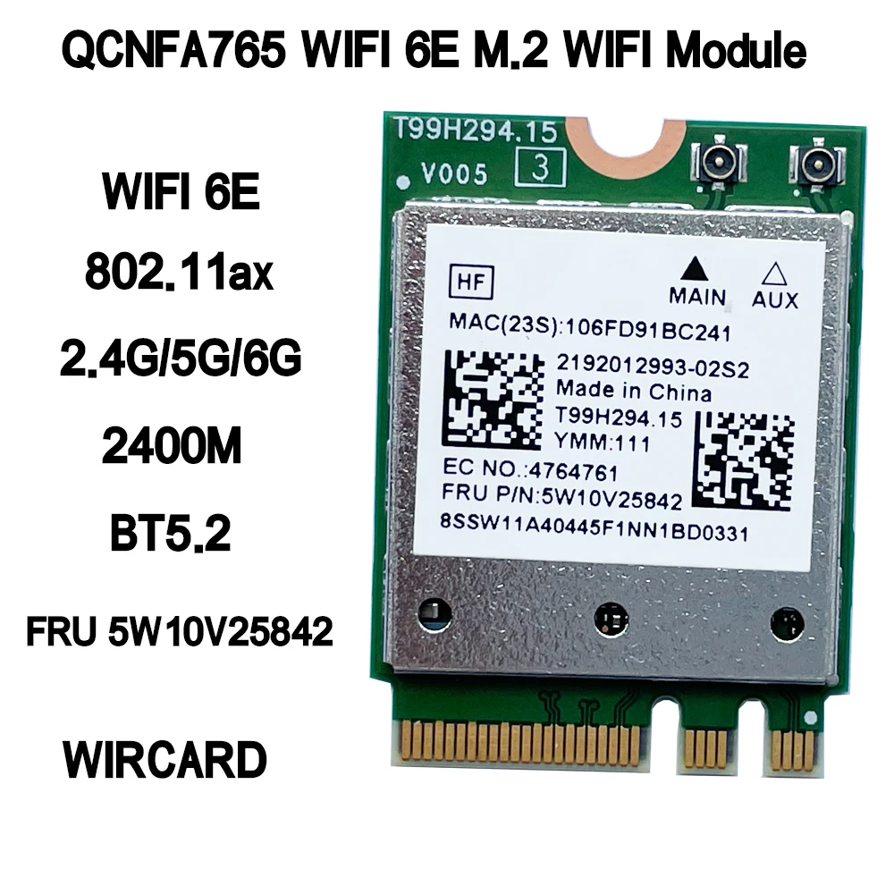 ThinkPad-card-QCNFA765-WIFI-6E-6E-ax-2-4G-5G-6G-FRU-5w10vthinkpad-42 ...