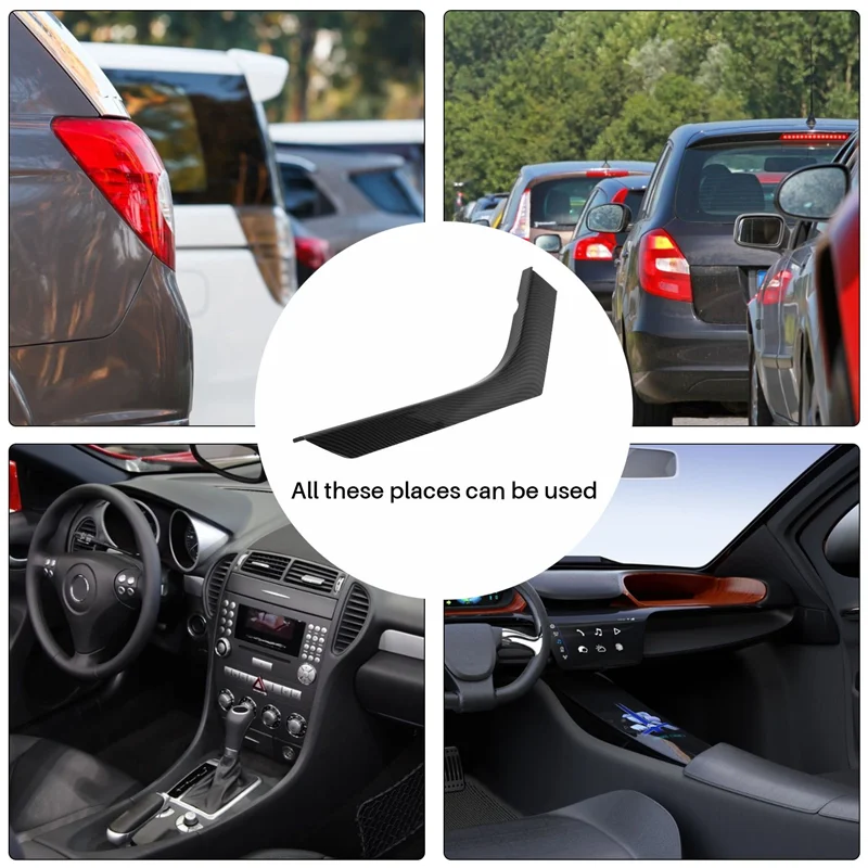 Car Carbon Fiber Grain Center Console Decoration Strips for Land Rover ...