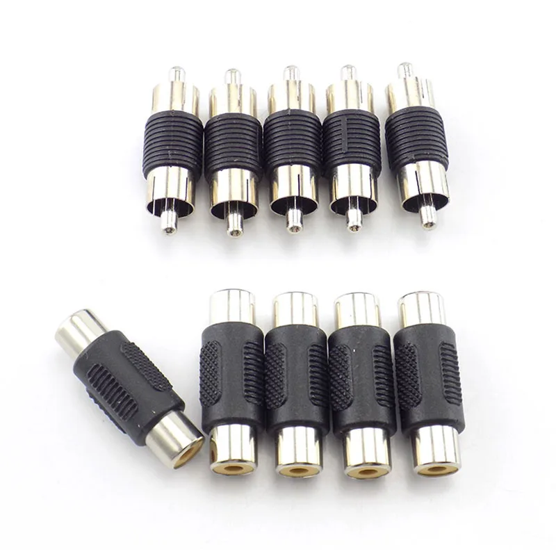2-5-10pcs-video-Rca-female-to-female-CCTV-Coupler-AV-cable-Connector ...
