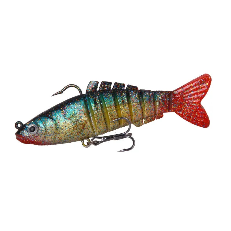 Fishing Lure Segment Lifelike Multi Jointed Swimbait Slow Sinking ...