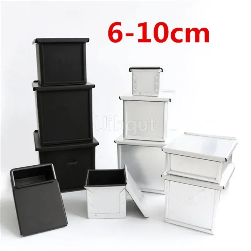 Toast-Mold-with-Cover-Mini-Nonstick-small-Square-Aluminized-Steel-Bread ...