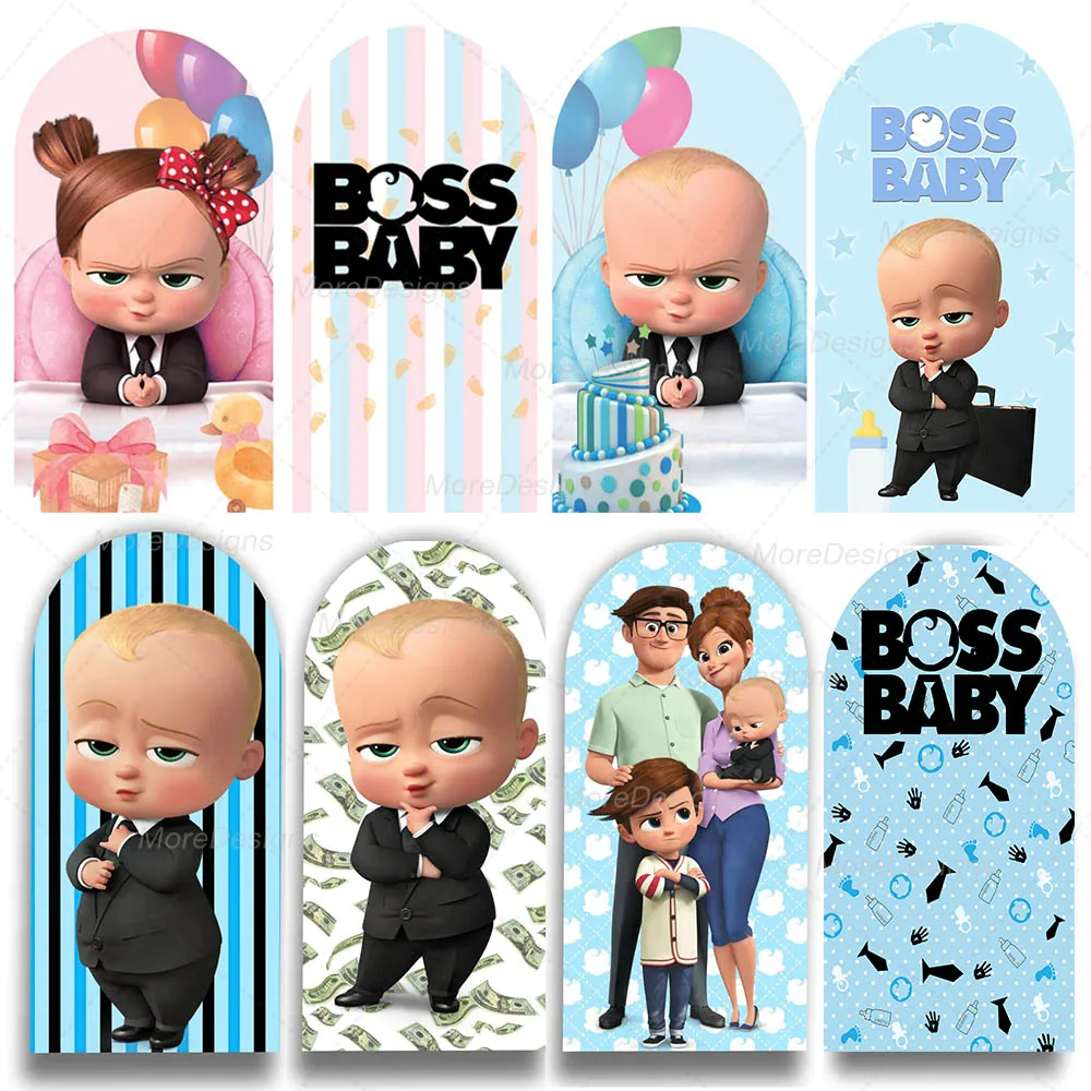 Baby-Boss-Arch-Covers-Photography-Backdrop-Kids-Birthday-Party-Baby ...