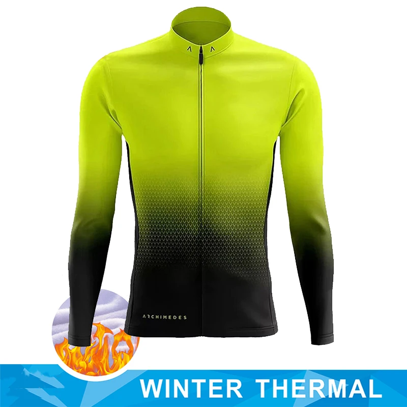 Team-2024-Men-Cycling-Jersey-Winter-Thermal-Fleece-Long-Sleeve-MTB ...
