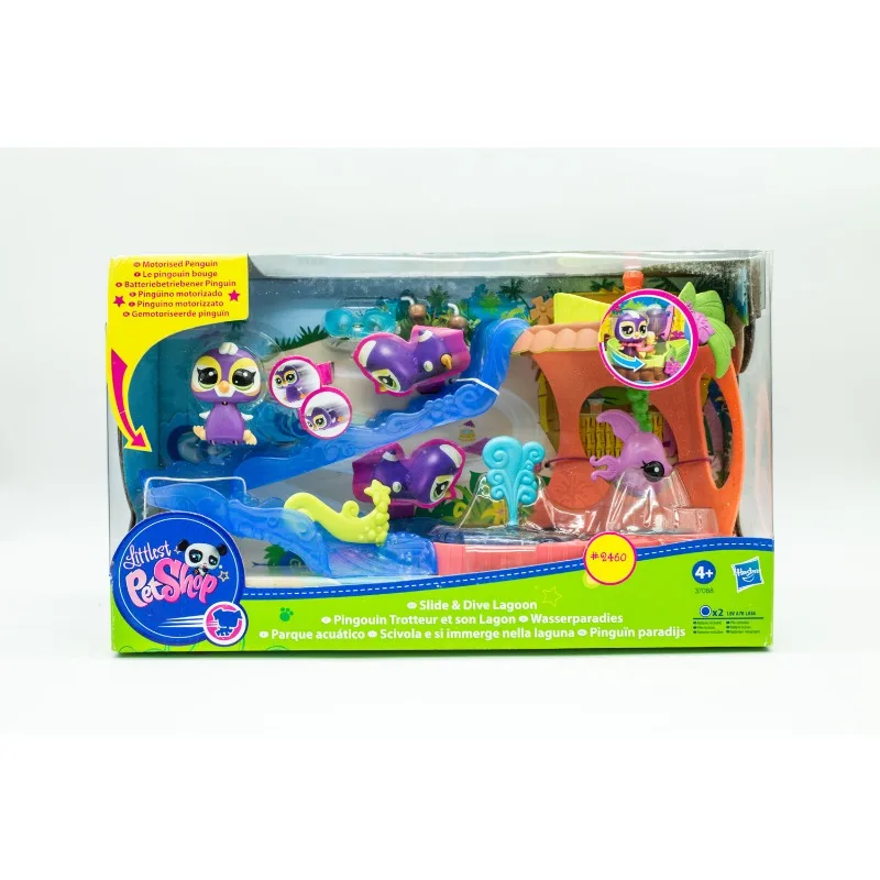 Hasbro-Littlest-Pet-Shop-Electric-Motorised-Penguin-Slide-Drive-Lagoon ...