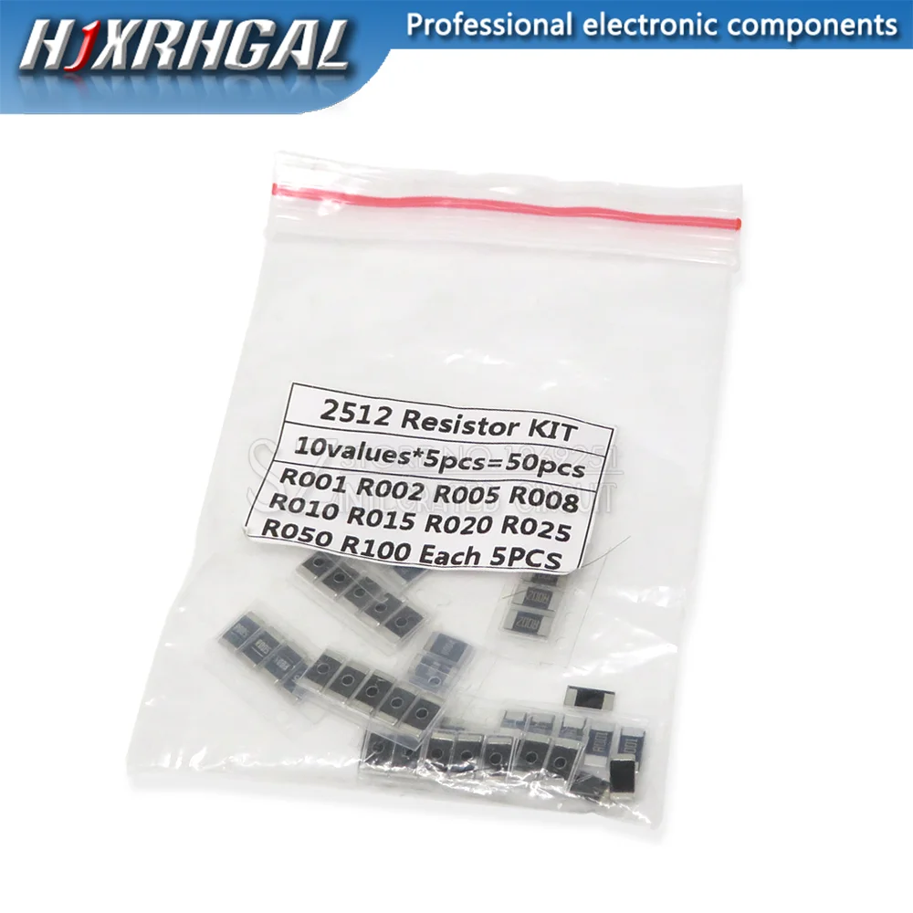 Kit-de-muestras-de-resistencia-SMD-2512-resistencia-de-aleaci-n-de-50 ...