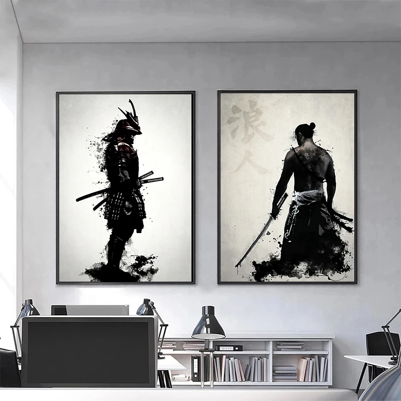 Japanese Ninja Painting