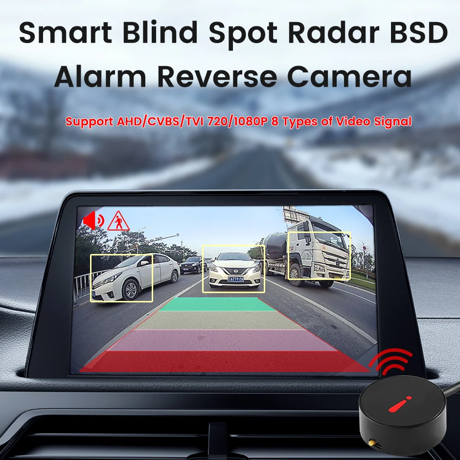 1080P AI Alarm Car Rear View Camera | AHD/TVI/CVBS 8 Signals | Full HD ...