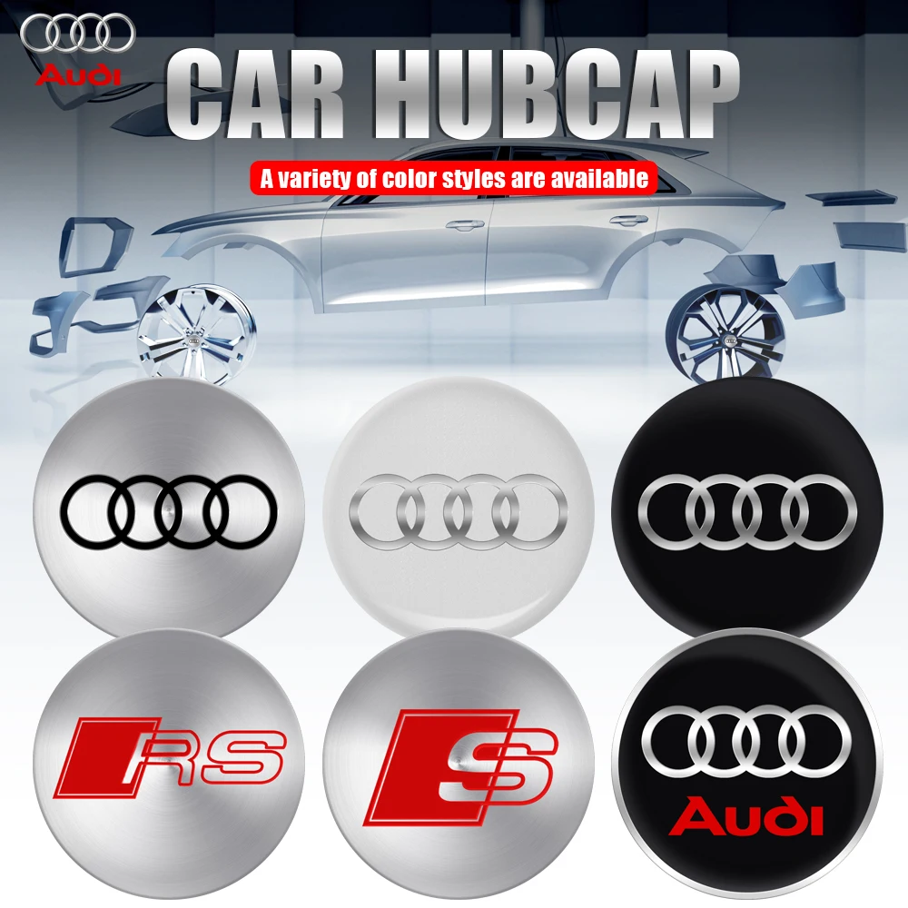 4PCS-Car-Wheel-Hub-Caps-Emblem-Badge-Stickers-Wheel-Center-Cover-For ...