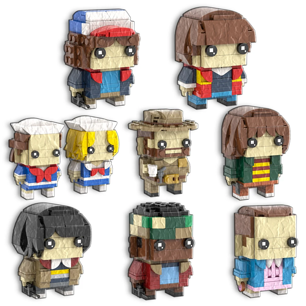 Horror Action Movie TV Stranged Figure Brick DIY Building Block Monster ...