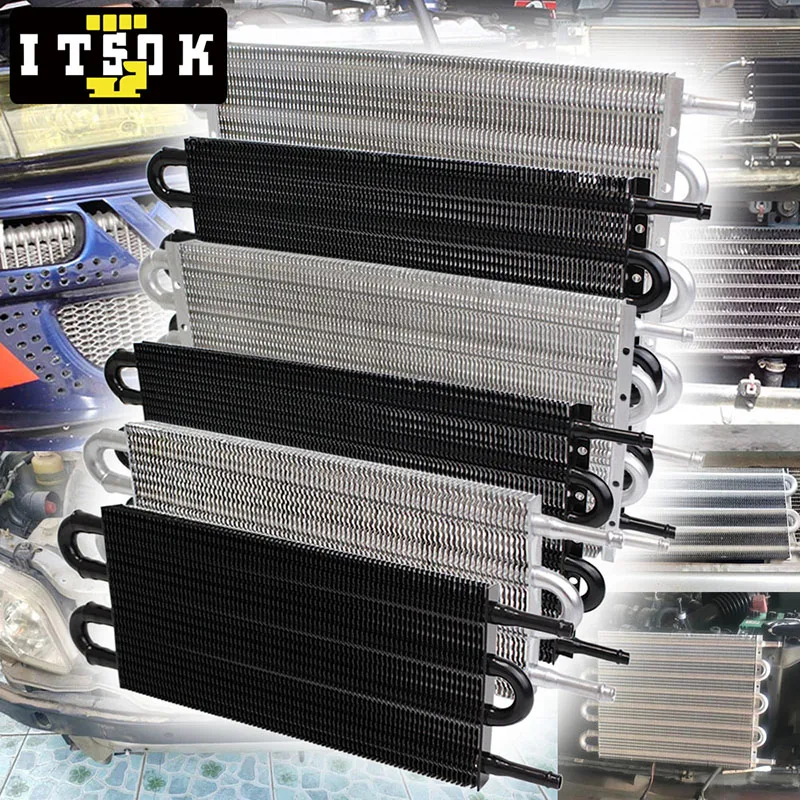 4-6-8-Rows-Oil-Cooler-Kit-Radiator-Aluminum-Universal-Engine ...