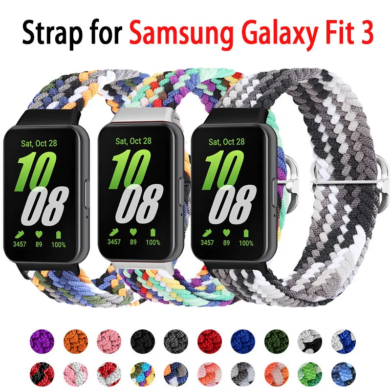 Adjustable-Nylon-Strap-for-Samsung-Galaxy-Fit-3-Breathable-Replacement ...