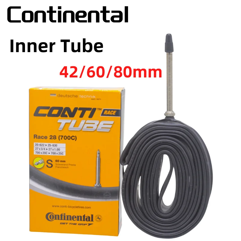 Continental Inner Tubes 80mm Valve | Continental Tube Race 28 700c ...