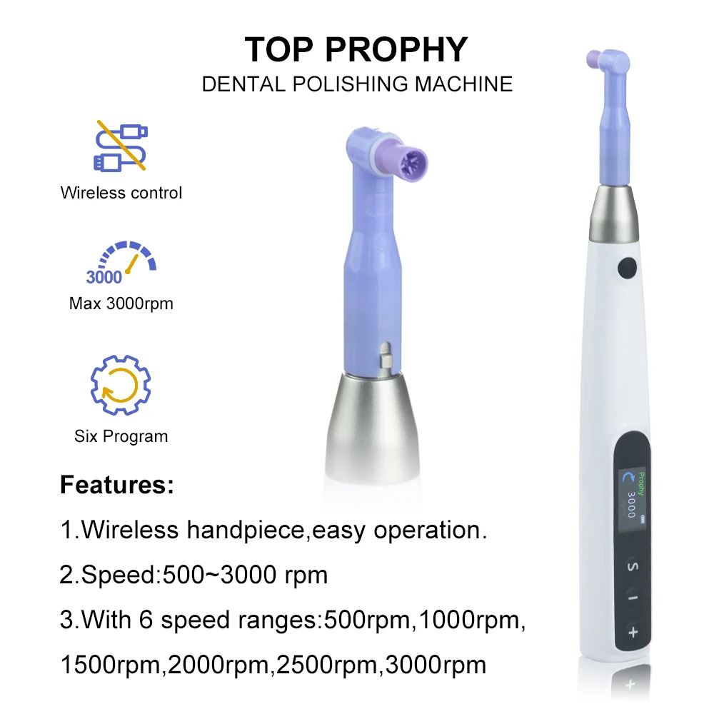 Wireless-LCD-Screen-Dental-Polishing-Motor-with-Prophy-Handpiece-2Pcs ...