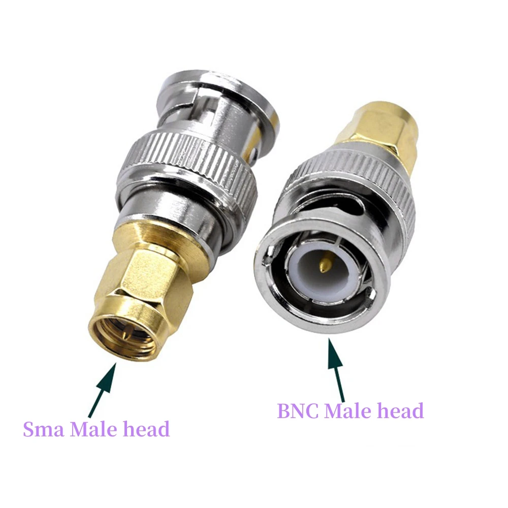 1pcs-Coaxial-RF-Connector-BNC-Male-to-SMA-Male-Internal-Screw-BNC ...